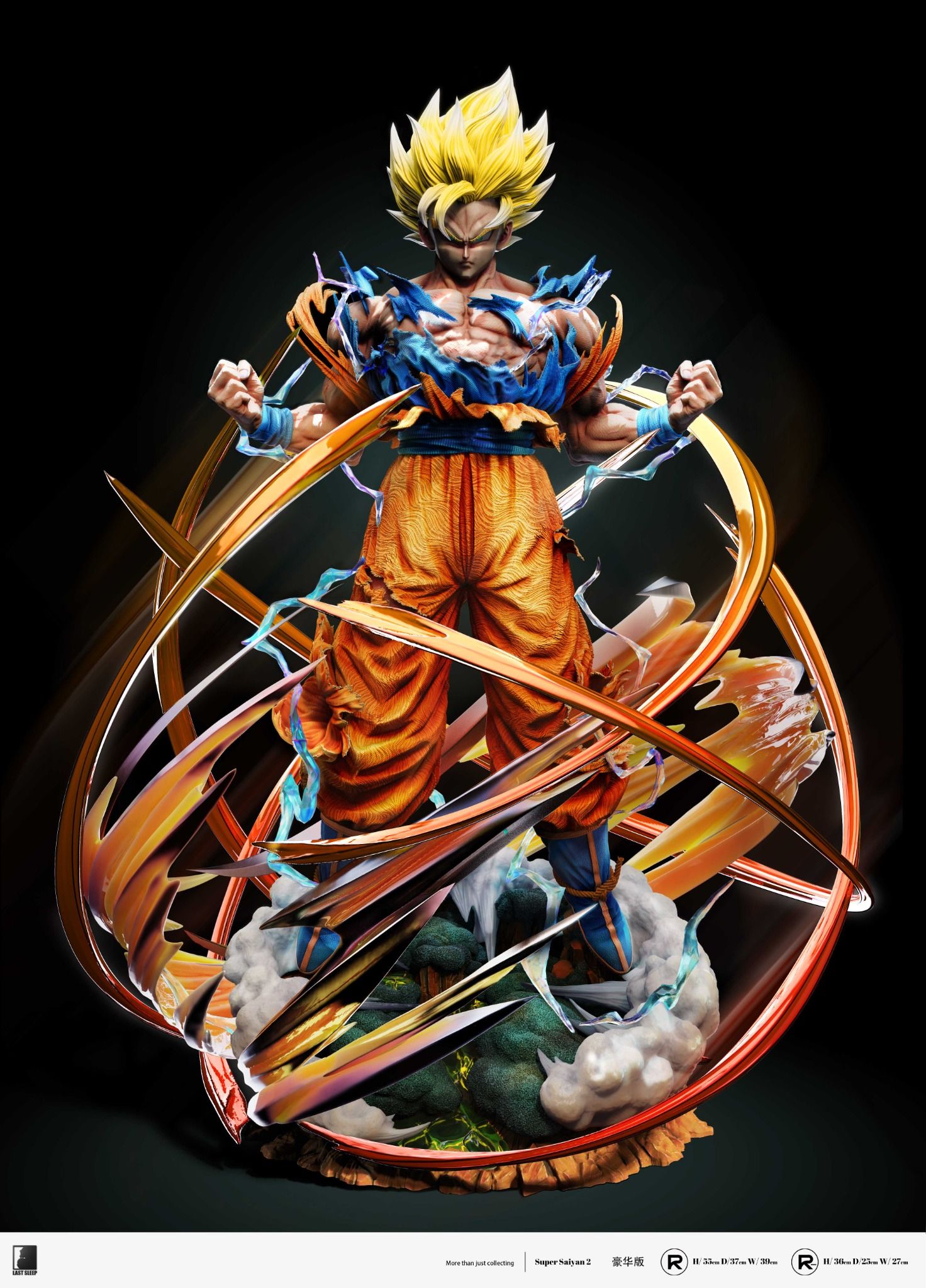 Last Sleep Studio - Goku SSJ2 - Dragon Ball – Flash Resin Shop