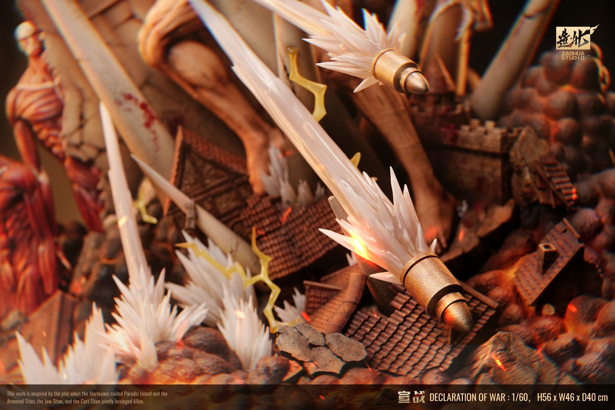 Zaohua Studio - Eren vs Reiner - Attack on Titan – Flash Resin Shop