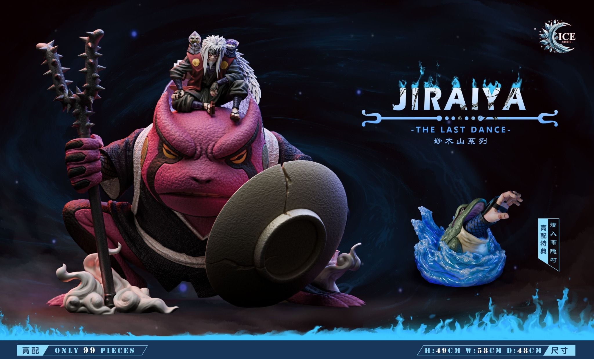 ICE Studio - Jiraiya - Naruto – Flash Resin Shop