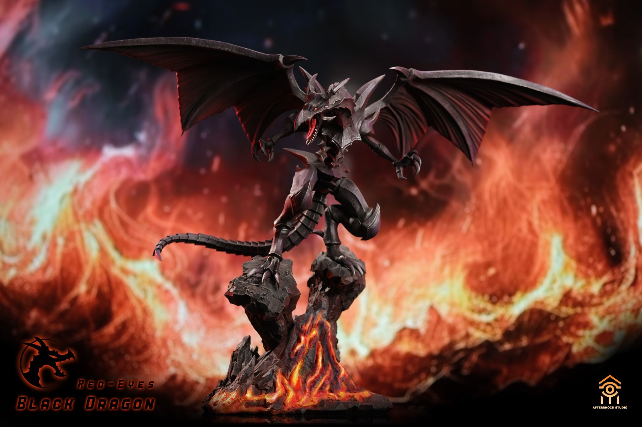 After Shock Studio - Blue Eyes White Dragon & Red Eyes Black Dragon ...
