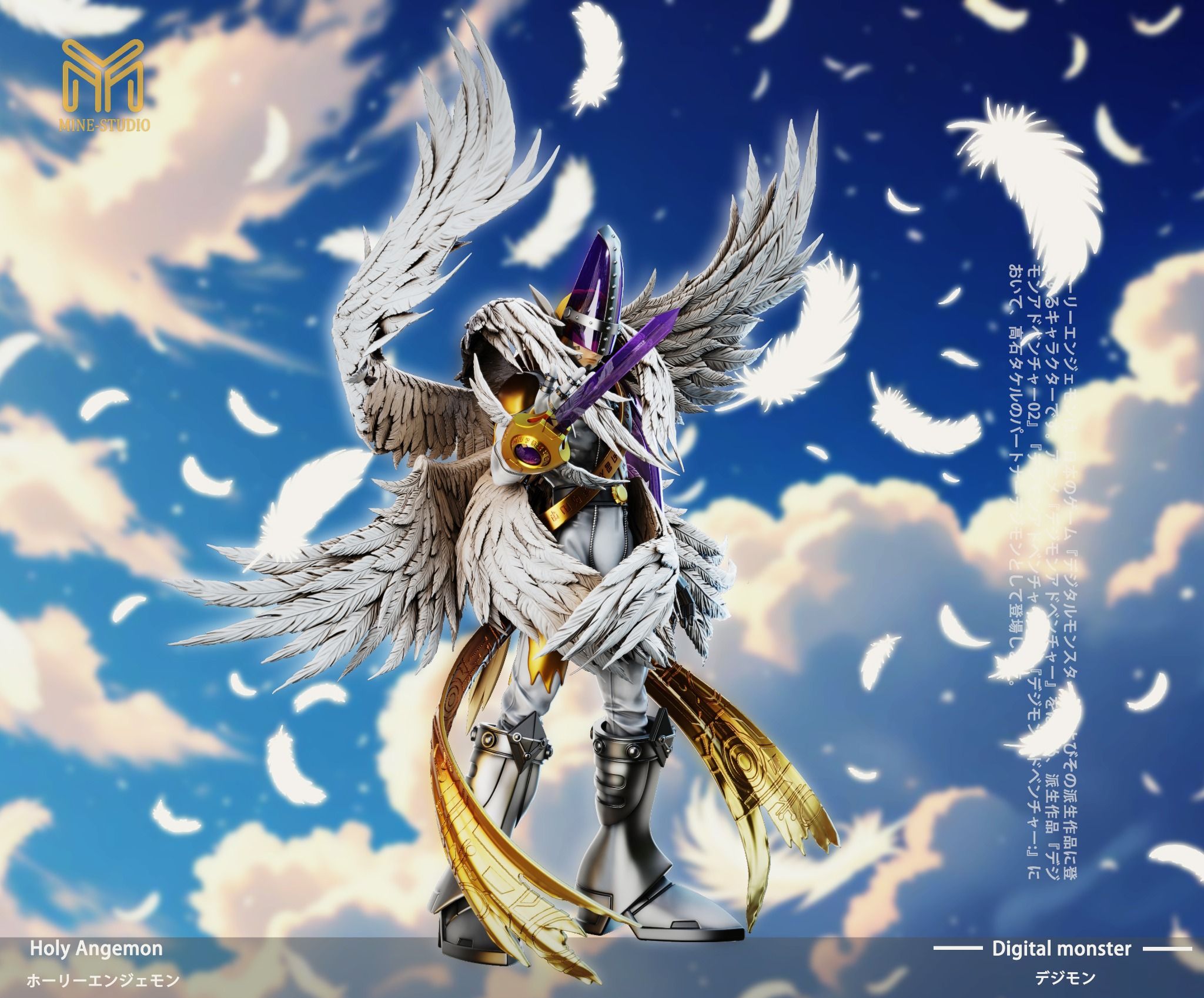 Mine Studio - Holy Angemon - Digimon – Flash Resin Shop