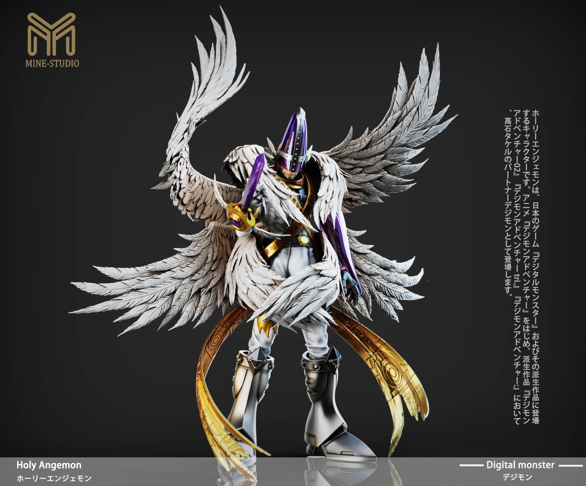 Mine Studio - Holy Angemon - Digimon – Flash Resin Shop