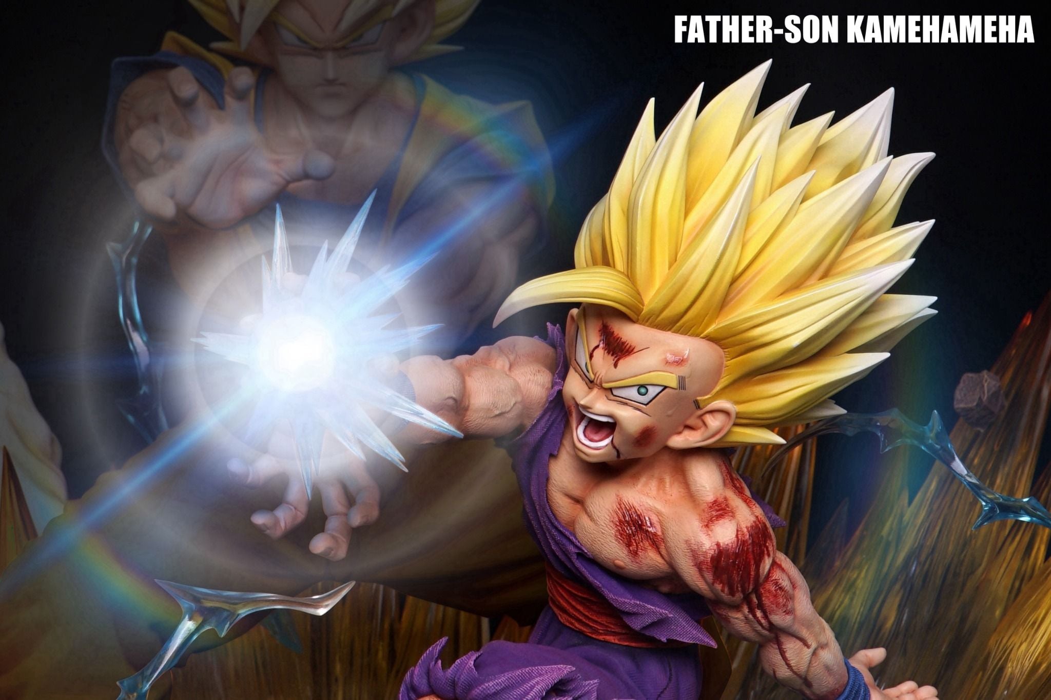 Figure Class Studio - Goku & Gohan Kamehameha – Flash Resin Shop