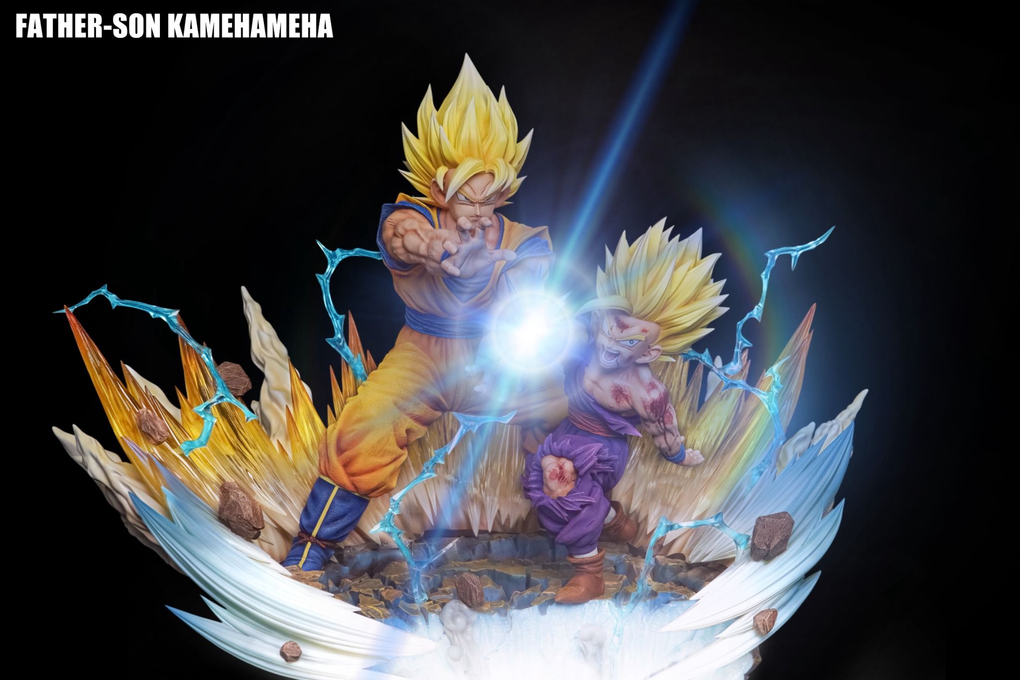 Figure Class Studio - Goku & Gohan Kamehameha – Flash Resin Shop