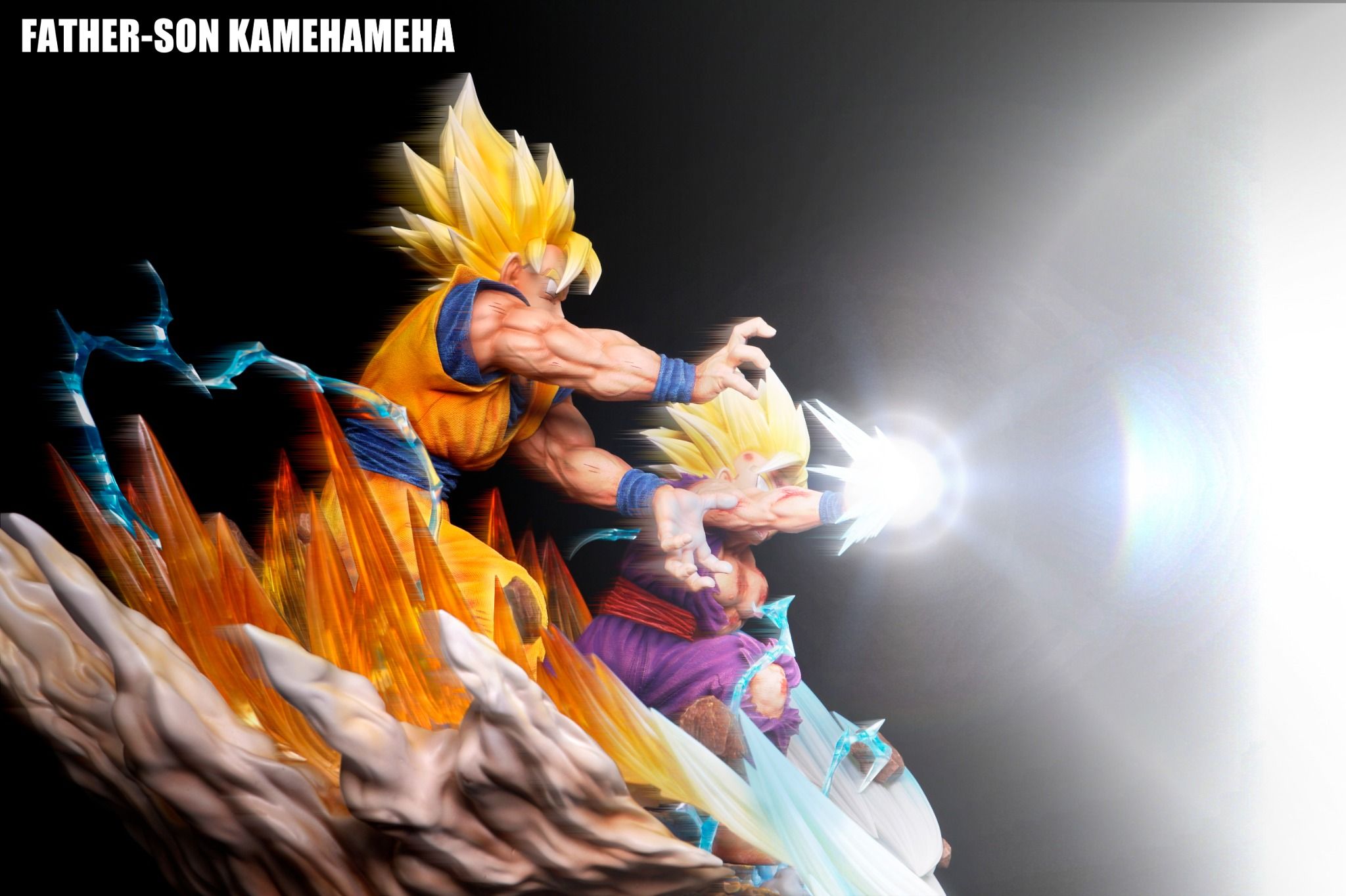 Figure Class Studio - Goku & Gohan Kamehameha – Flash Resin Shop