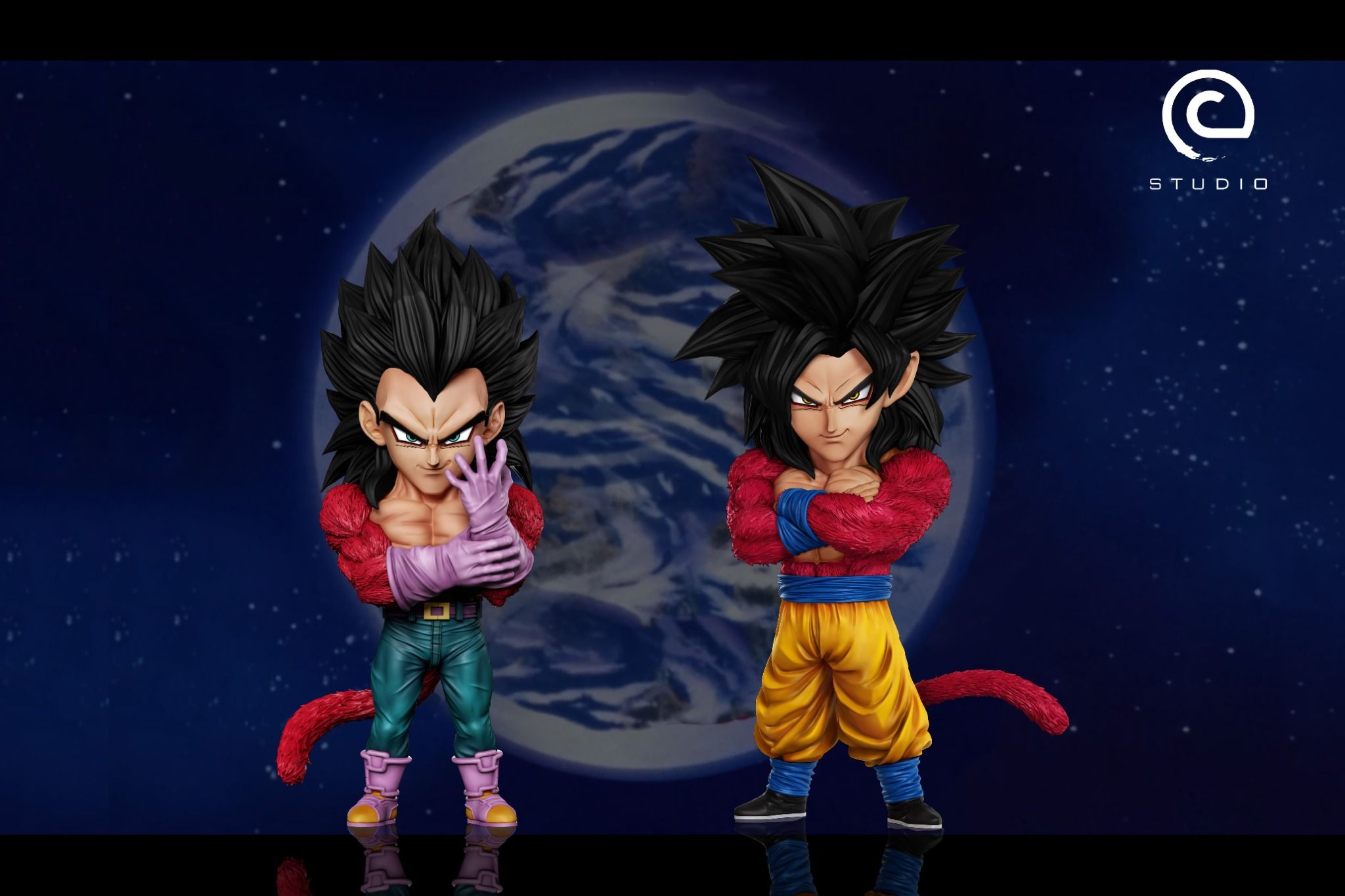 C Studio - Goku/ Vegeta SSJ4 - Dragon Ball – Flash Resin Shop