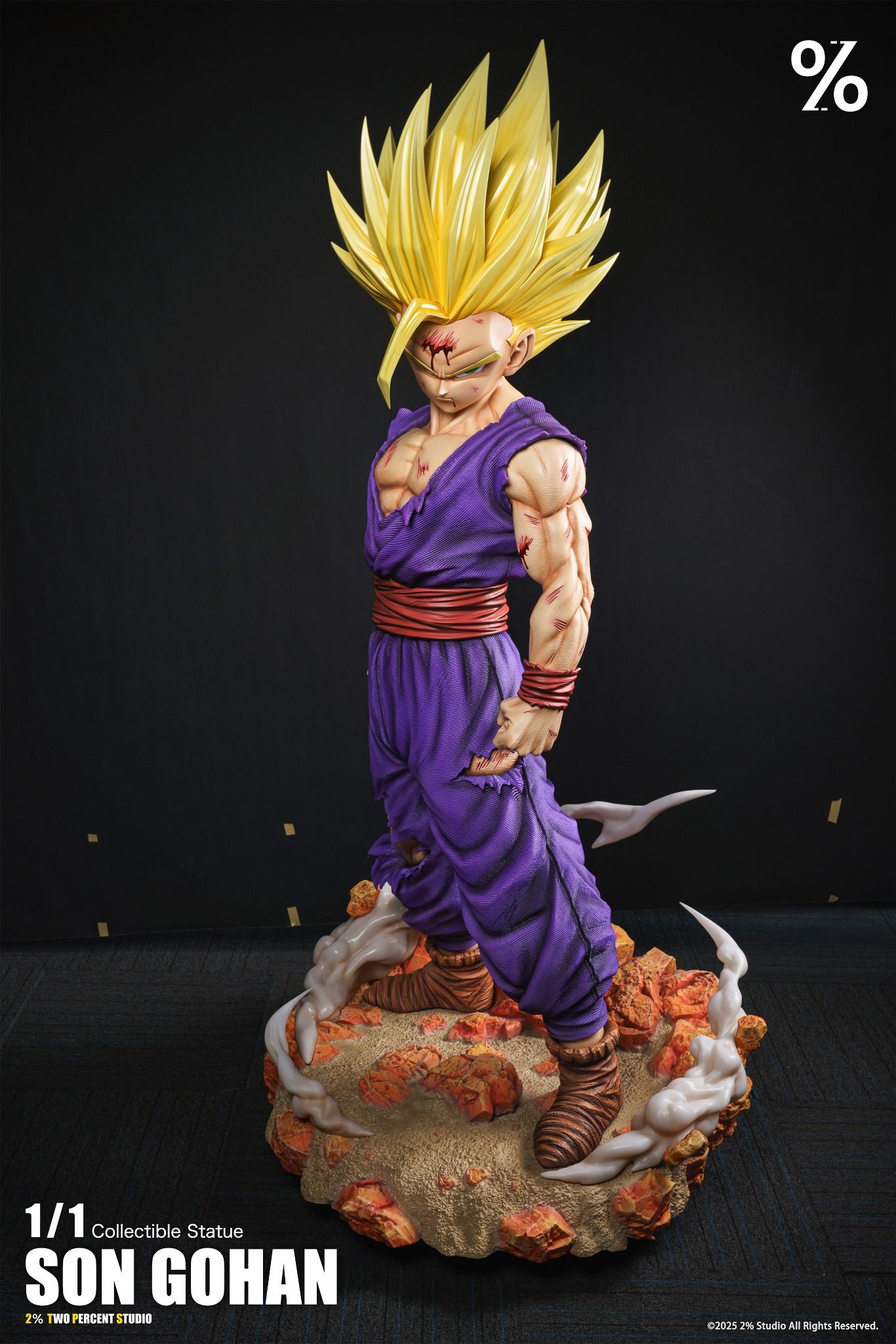 2% Studio - 1/1 Gohan SSJ2 - Dragon Ball – Flash Resin Shop