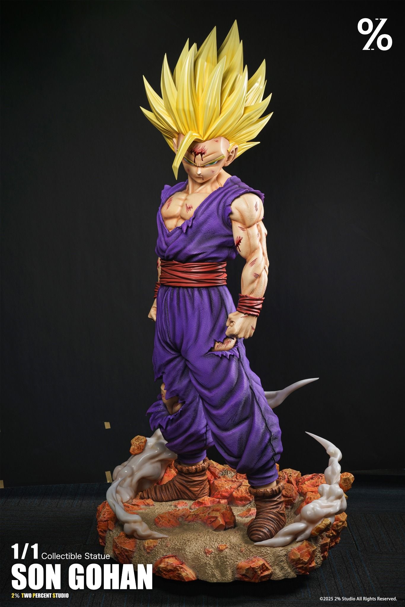 2% Studio - 1/1 Gohan SSJ2 - Dragon Ball – Flash Resin Shop