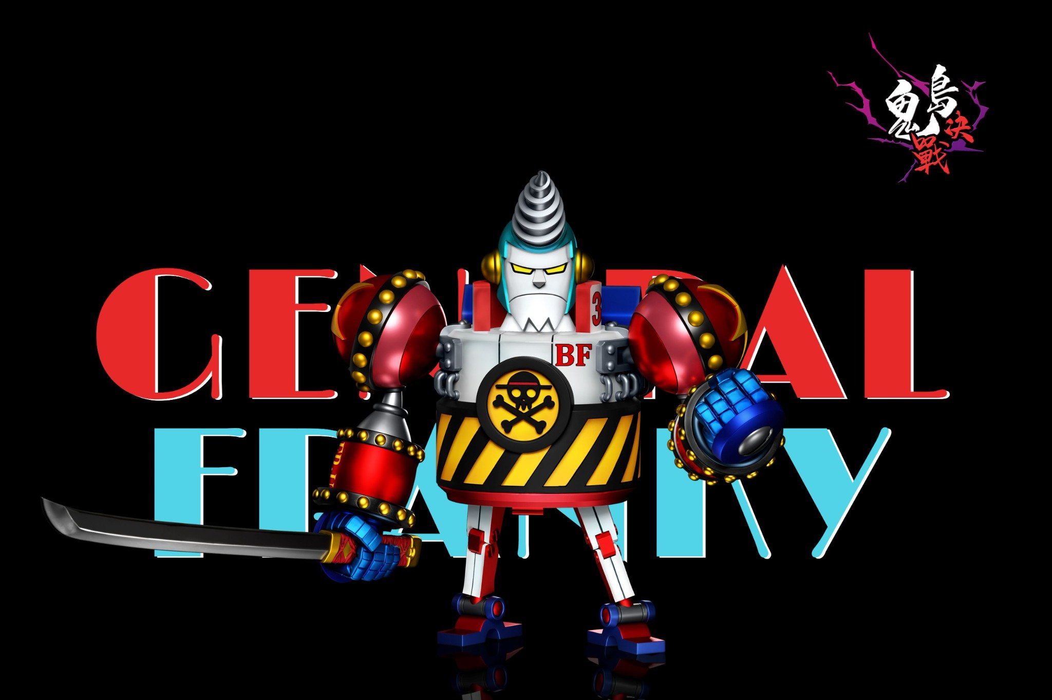 A+ Studio - General Franky - One Piece – Flash Resin Shop