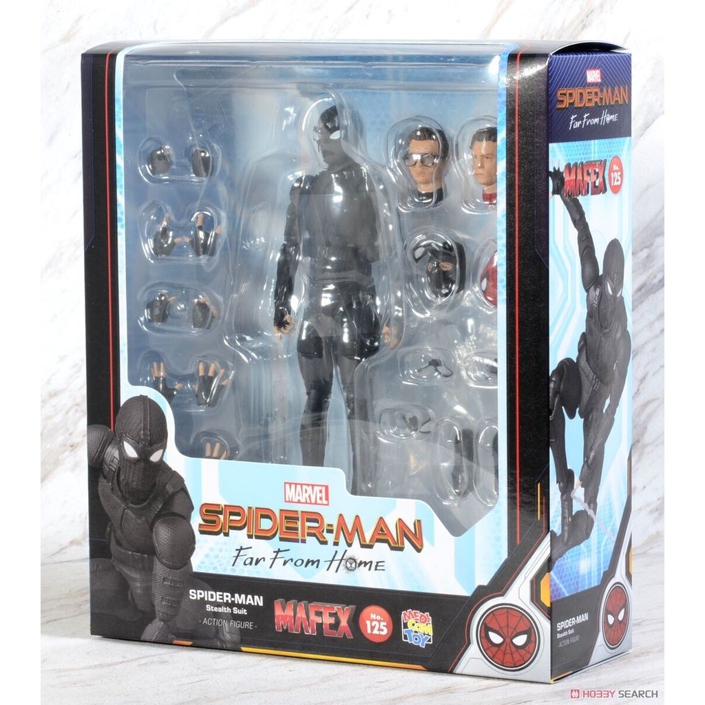[ Mô hình Chính Hãng ] Mafex Spiderman FFH Stealth Suit – Flash Resin Shop