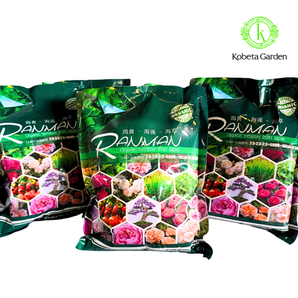 Phân bón hoa hồng hữu cơ RANMAN - Nhật Bản – Kobeta Garden