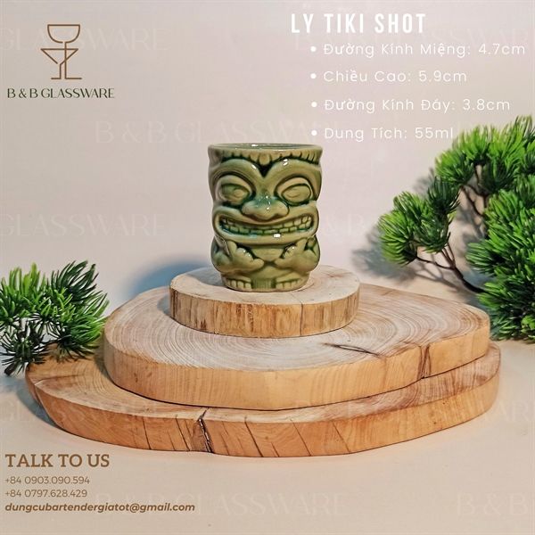 Ly Sứ Tiki Shot 55ml – B&B Supplier