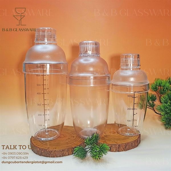 Shaker Nhựa 530ml – B&B Supplier