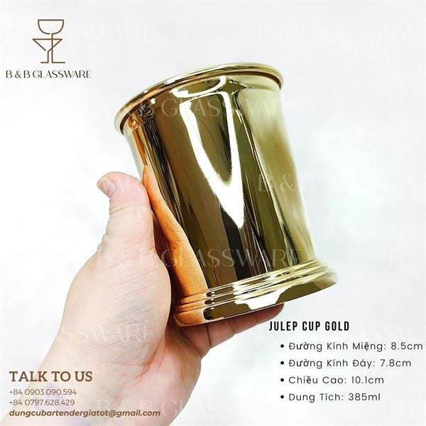 Julep Cup Gold – B&B Supplier
