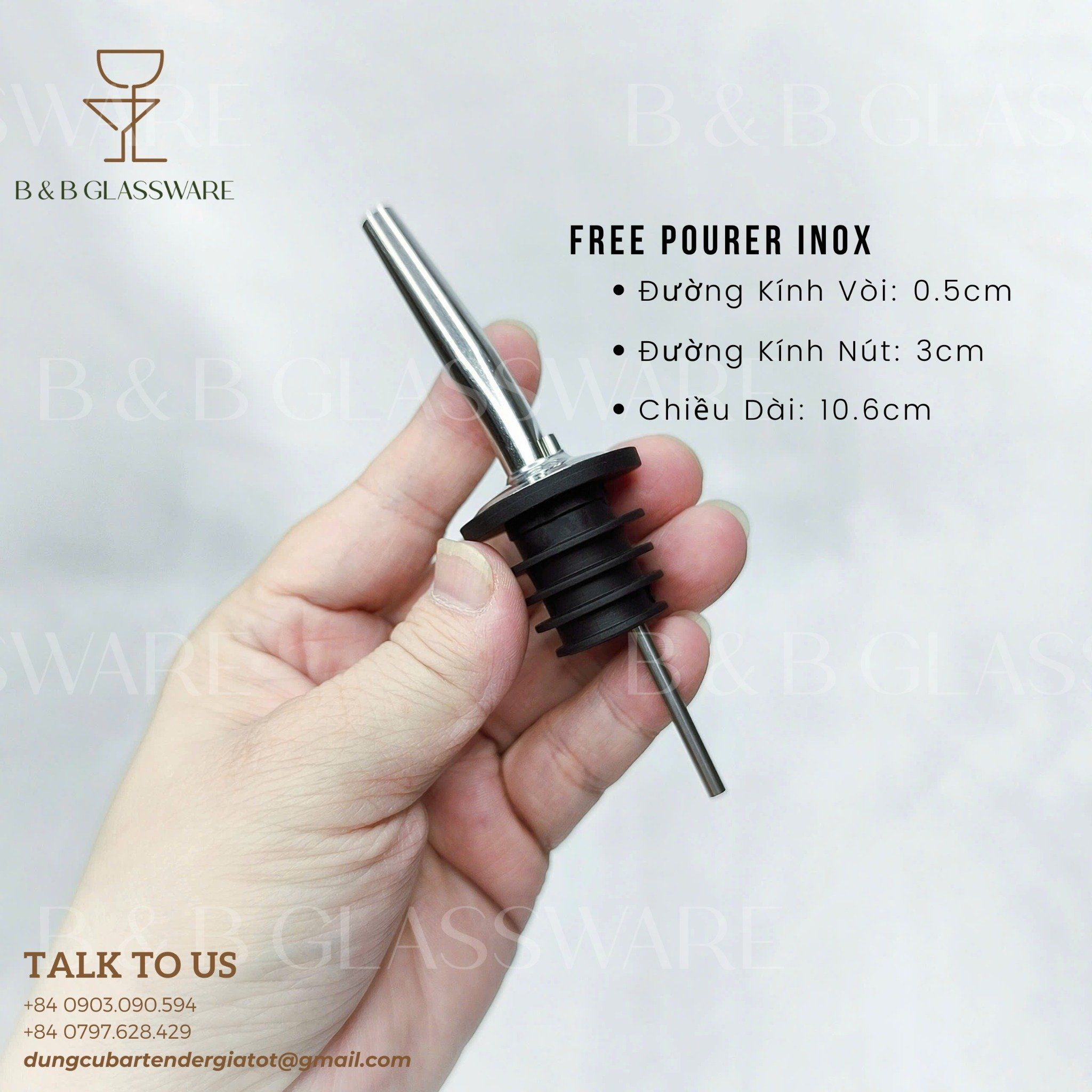 Free Pourer Inox - Vòi Rót Đa Năng – B&B Supplier