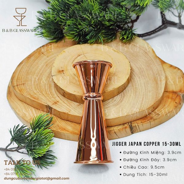 Jigger Japan Copper 15-30ml – B&B Supplier