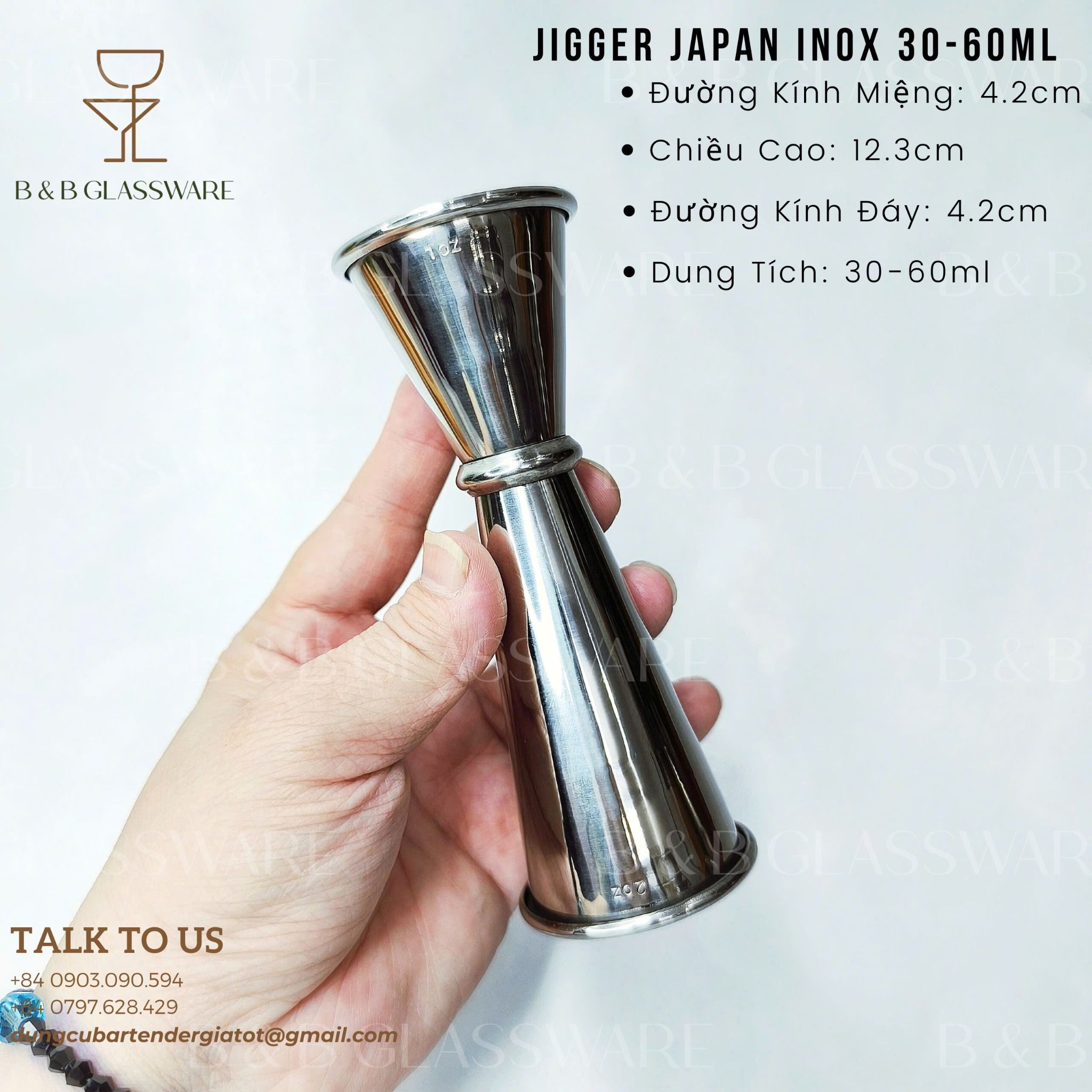 Jigger Japan Inox 30-60ml – B&B Supplier