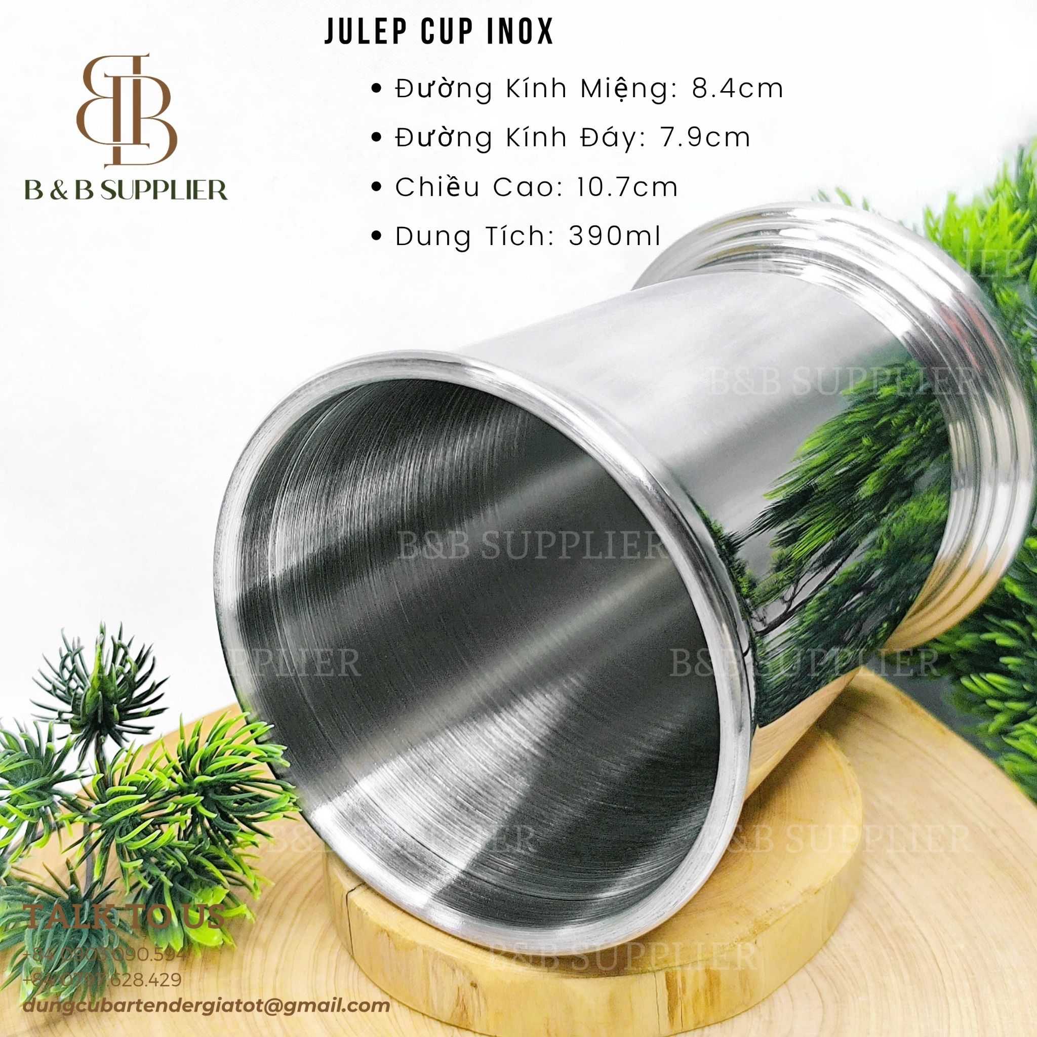 Julep Cup Inox – B&B Supplier