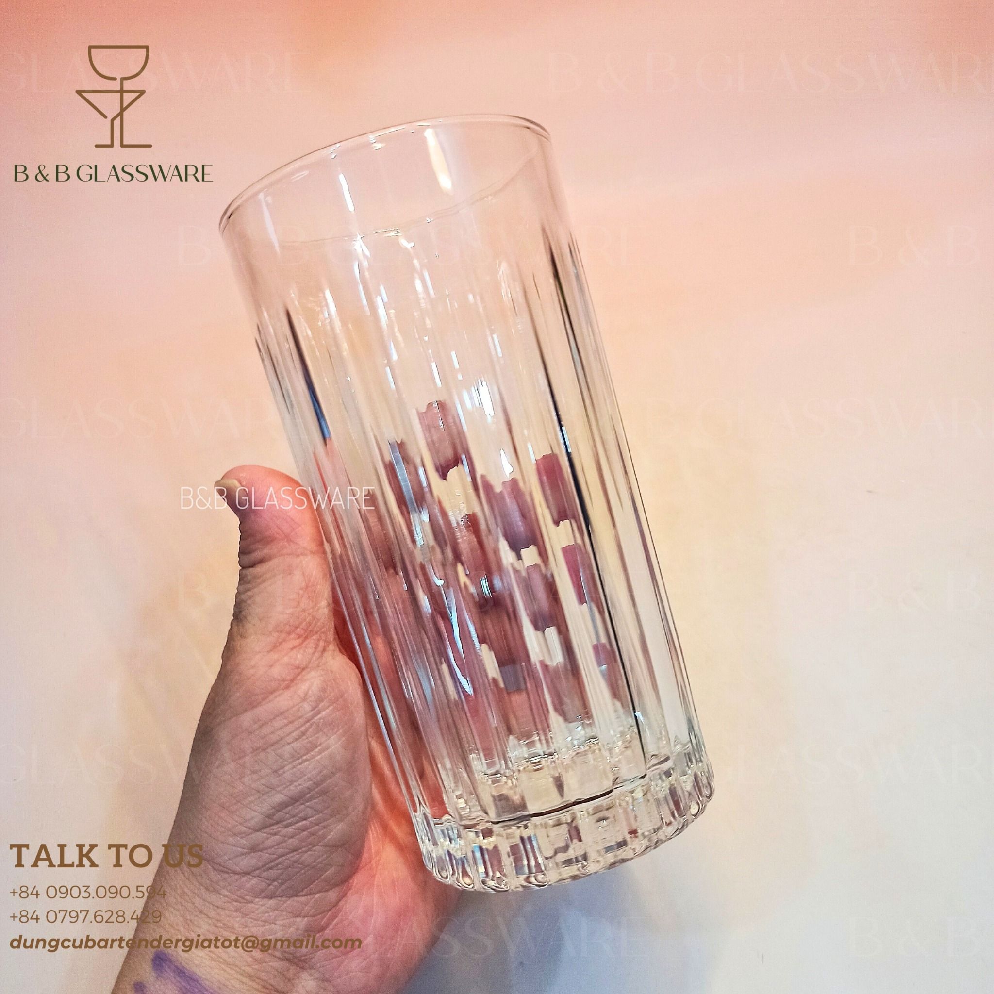 Ly Highball Khía 400ml – B&B Supplier