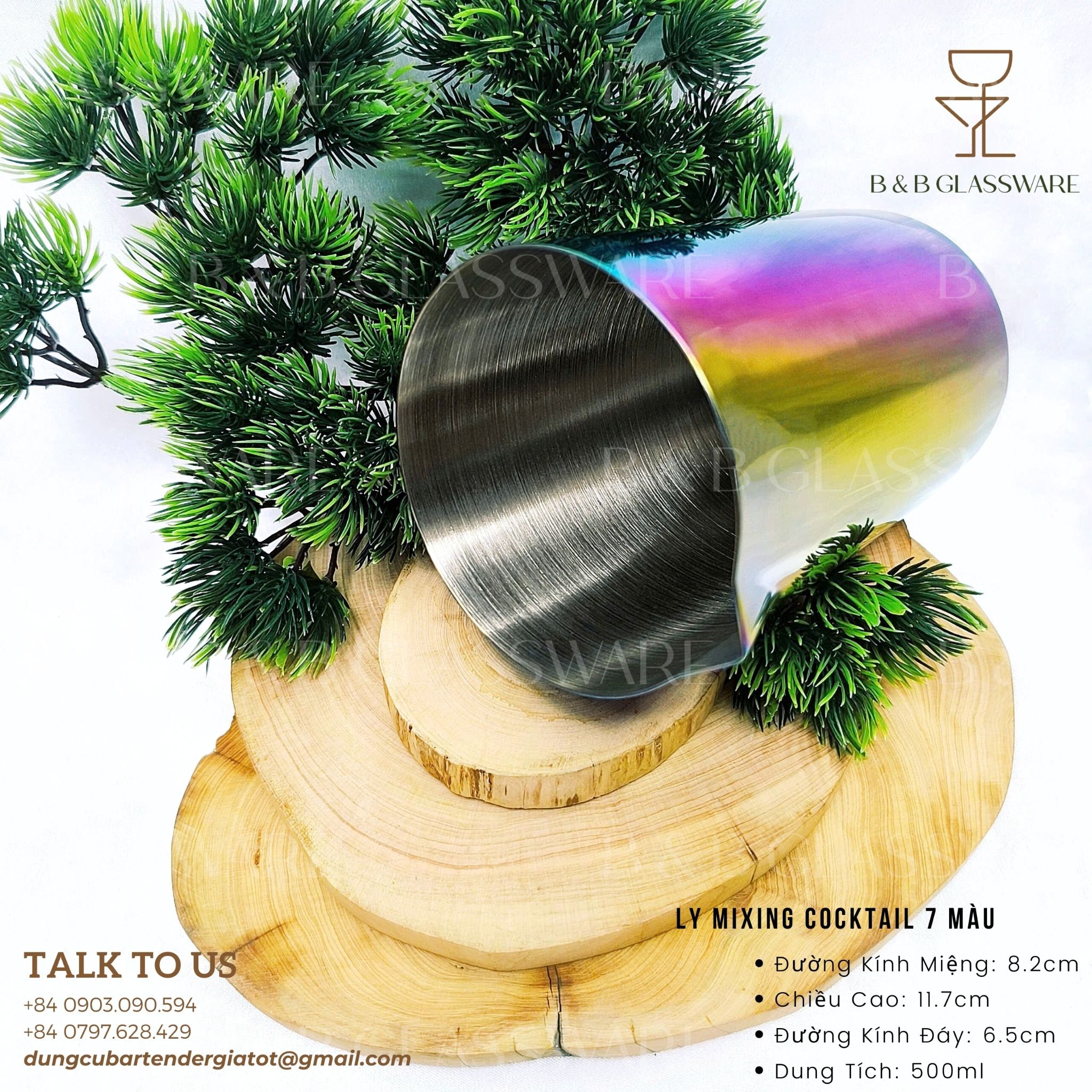 Ly Mixing Cocktail 7 Màu – B&B Supplier