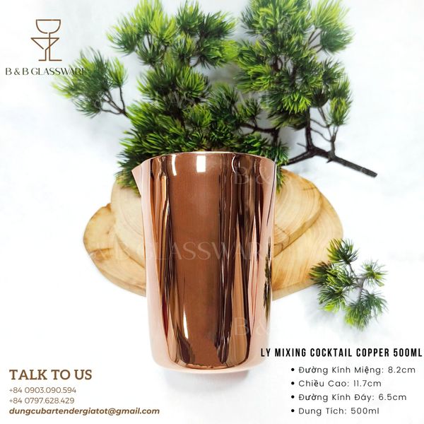 Ly Mixing Cocktail Copper 500ml – B&B Supplier