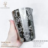 Ly Mixing Cocktail Inox Hoa Văn Bóng – B&B Supplier