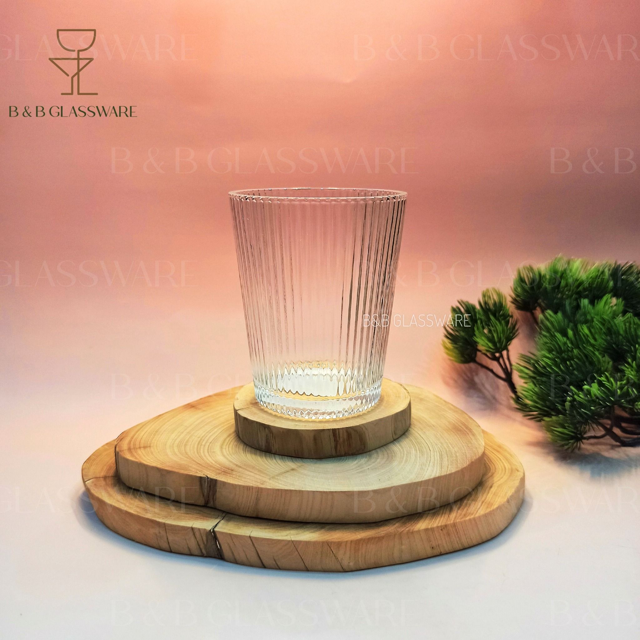 Ly Rock Tumbler Sọc K.0051-1 H55 – B&B Supplier