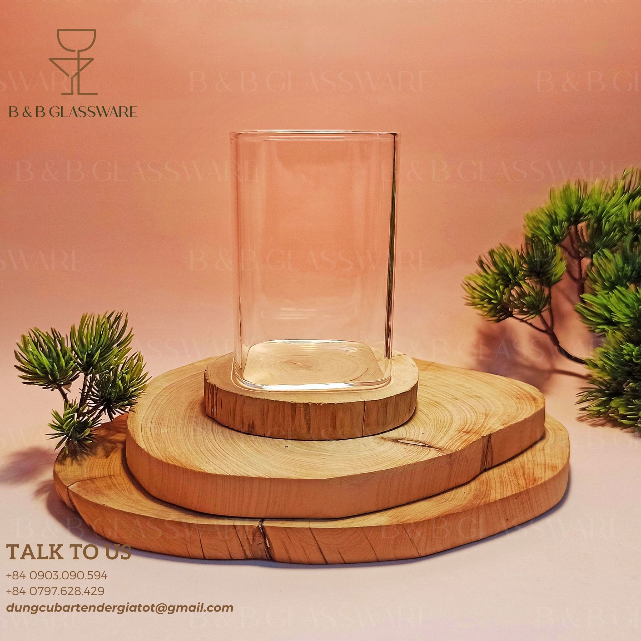 Ly Rock Vuông 240ml Cao 9cm – B&B Supplier