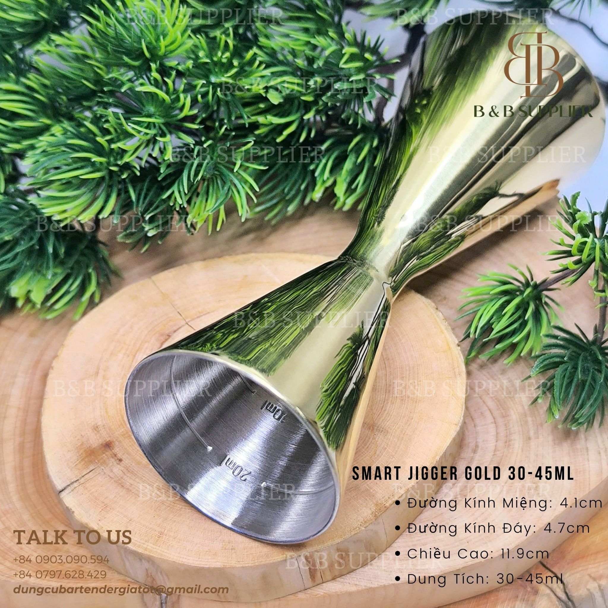 Smart Jigger Gold 30-45ml – B&B Supplier
