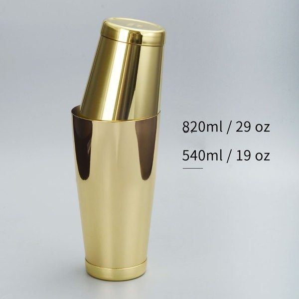 Boston Shaker Gold 2 Layer – Dụng Cụ Bartender Giá Tốt