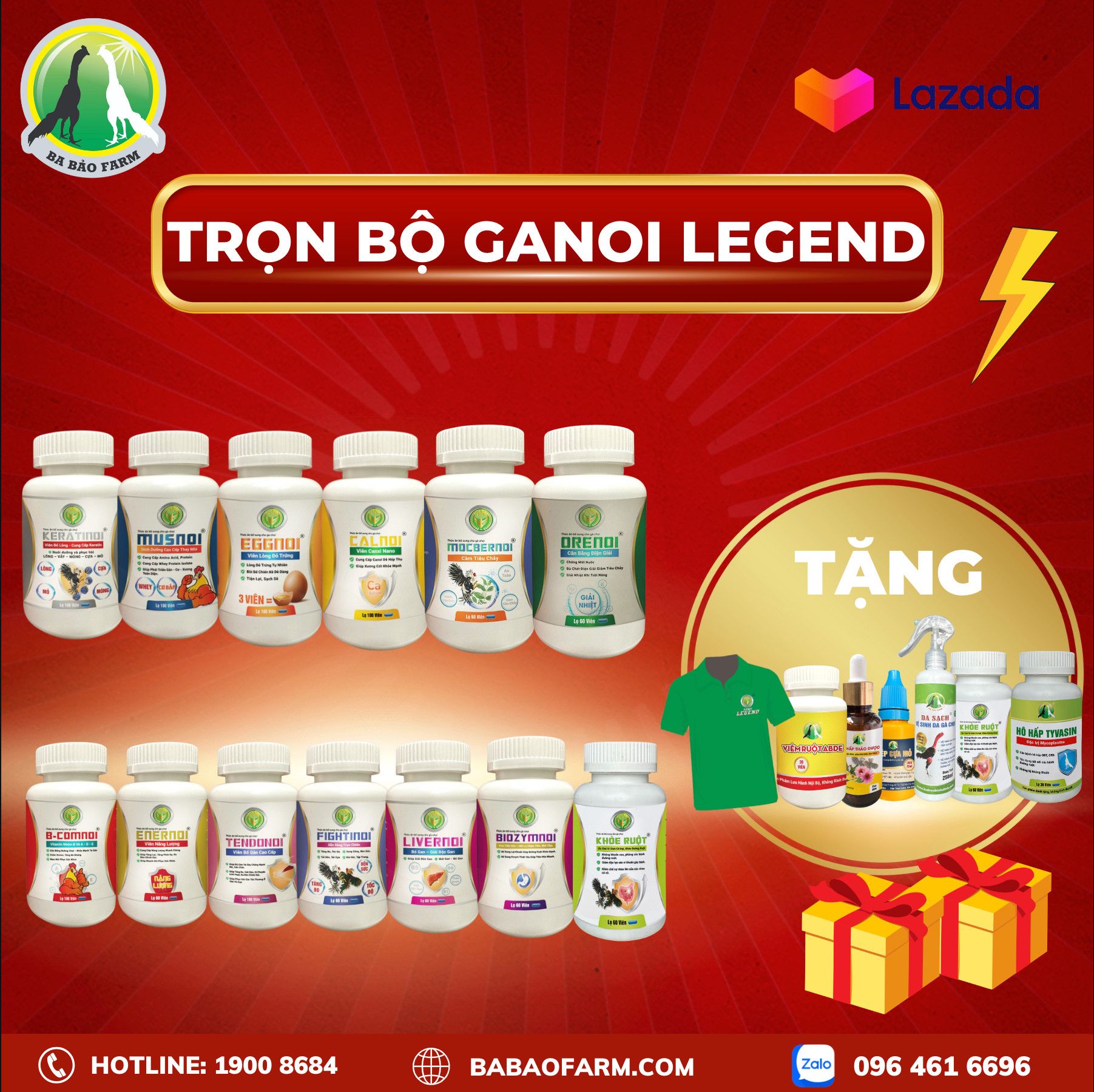 TRỌN BỘ GANOI LEGEND – BABAOFARM