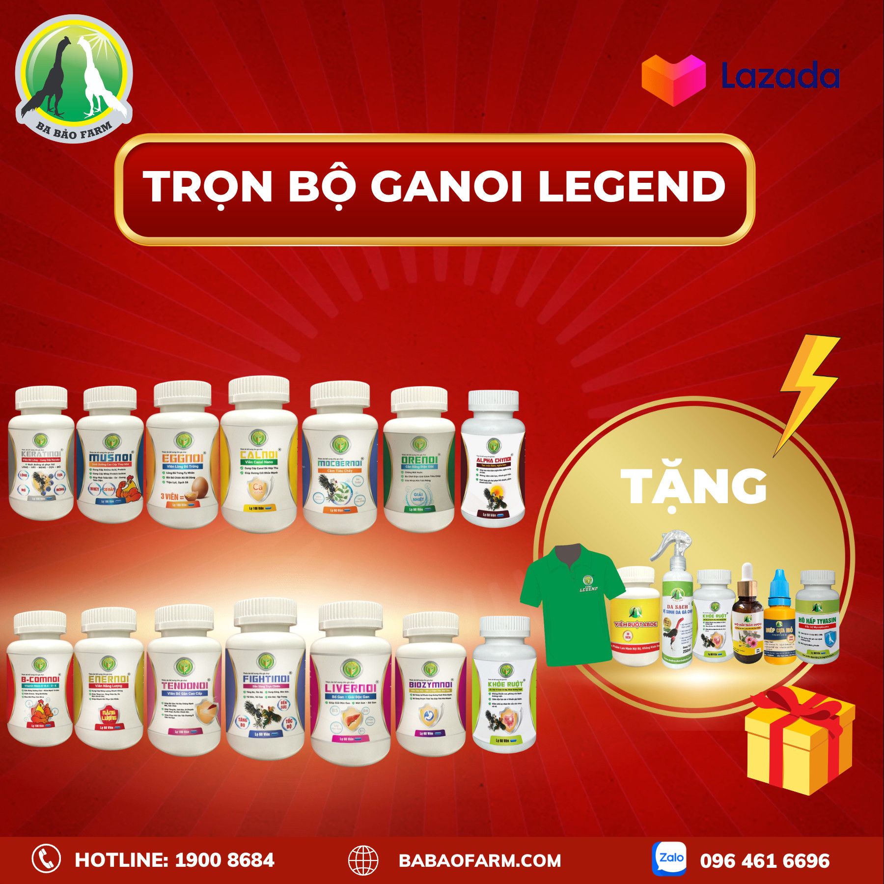 TRỌN BỘ GANOI LEGEND – BABAOFARM