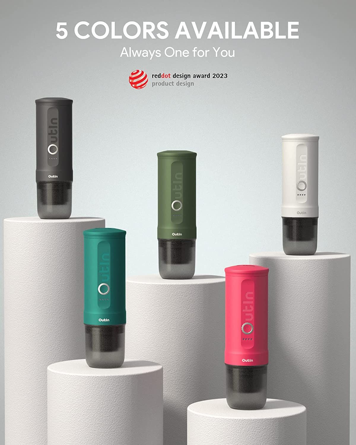 Máy Pha Cà Phê Outin Nano Portable Espresso Machine (Crimson Red ...