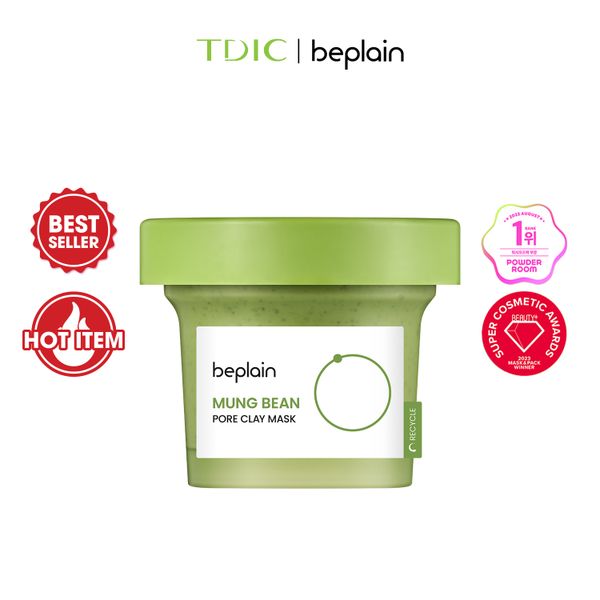 Mặt Nạ Đất Sét Sạch Sâu, Giảm Mụn Đầu Đen BEPLAIN Mung Bean Pore Clay – TDIC JSC