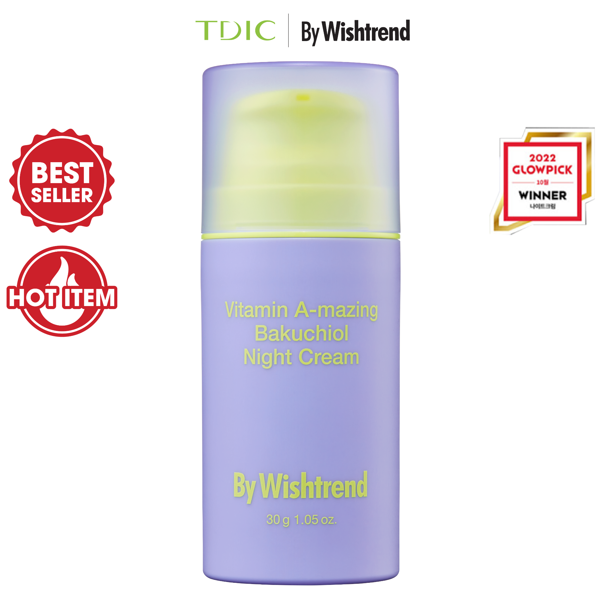 By Wishtrend Kem dưỡng da ban đêm Vitamin A-mazing Bakuchiol Night Cre – TDIC JSC