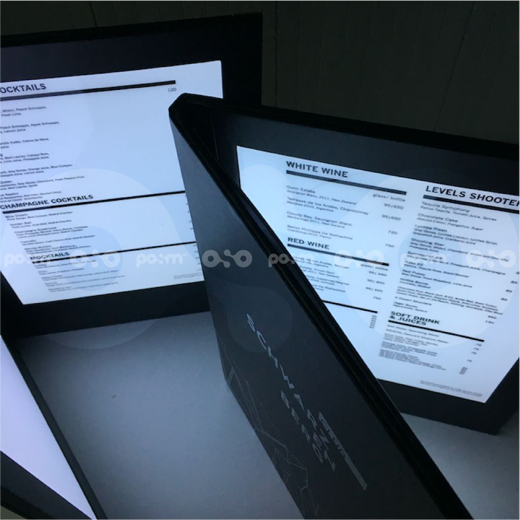 Menu LED thực đơn – POSM Vietnam