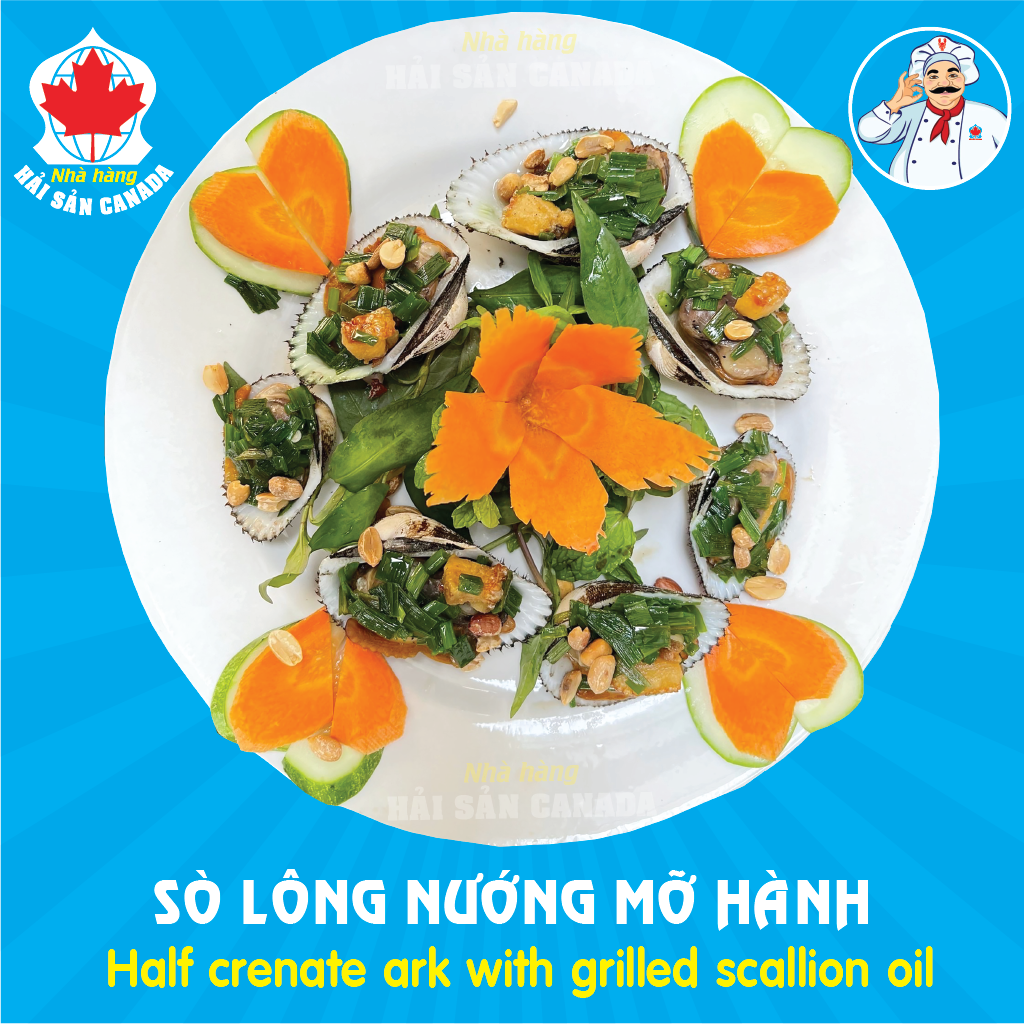 Sò Lông Nướng Mỡ Hành – CÔNG TY CỔ PHẦN NHÀ HÀNG HẢI SẢN CANADA