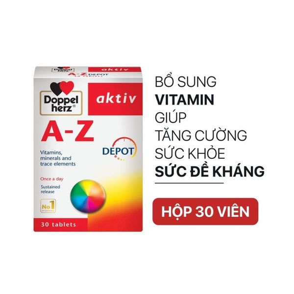 Viên uống Aktiv A-Z Depot Doppelherz bổ sung vitamin và khoáng chất