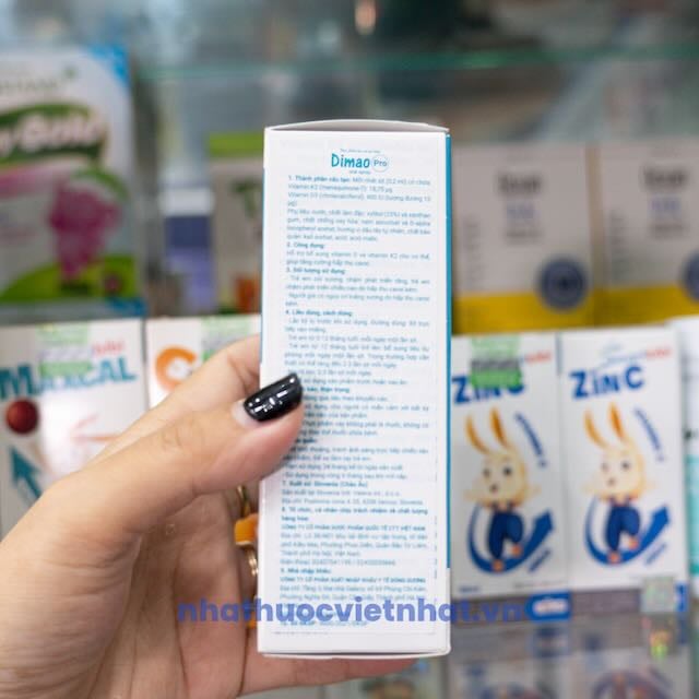 Dimao Pro Oral Spray - Bổ sung D3K2 dạng xịt nhập châu Âu