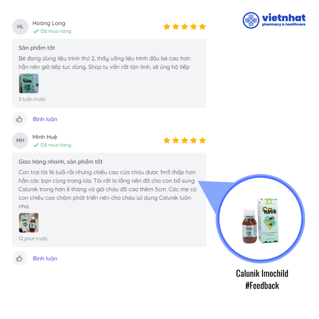 Canxi Calunik Imochild - Bổ sung Canxi Sinh Học Cho Trẻ, Chai 125ml