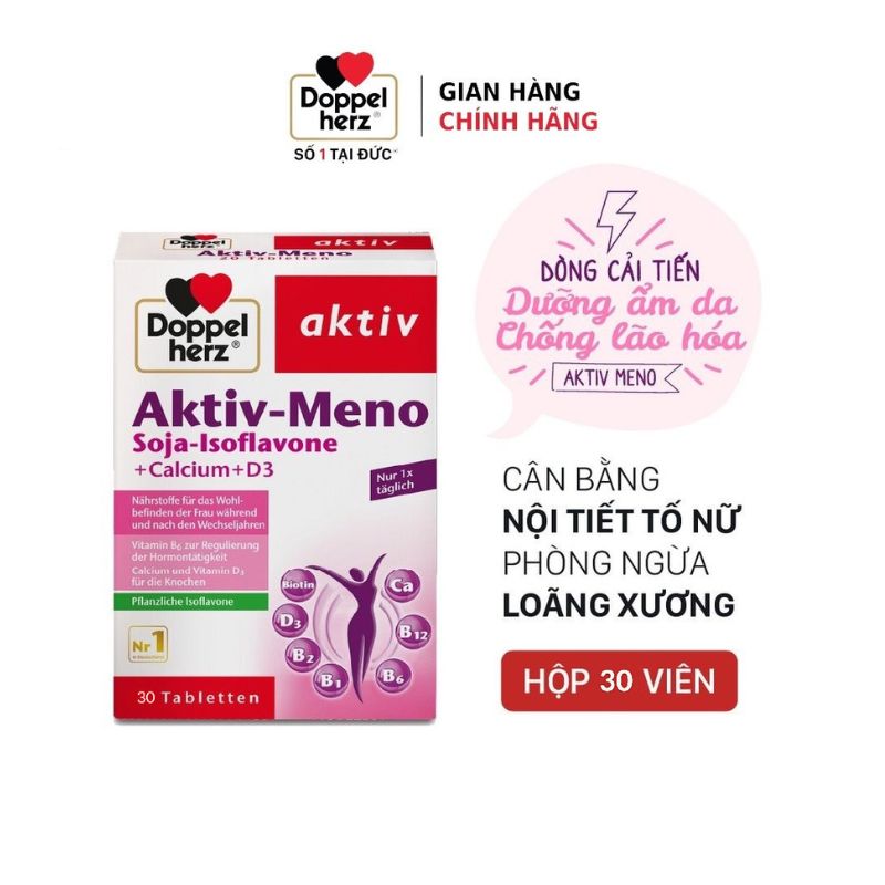 Viên uống cân bằng nội tiết tố nữ Aktiv Meno , 30 viên