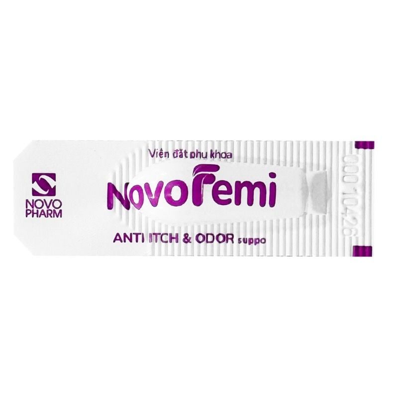 Viên đặt giảm ngứa khử mùi NovoFemi – Treat itch & odor suppo