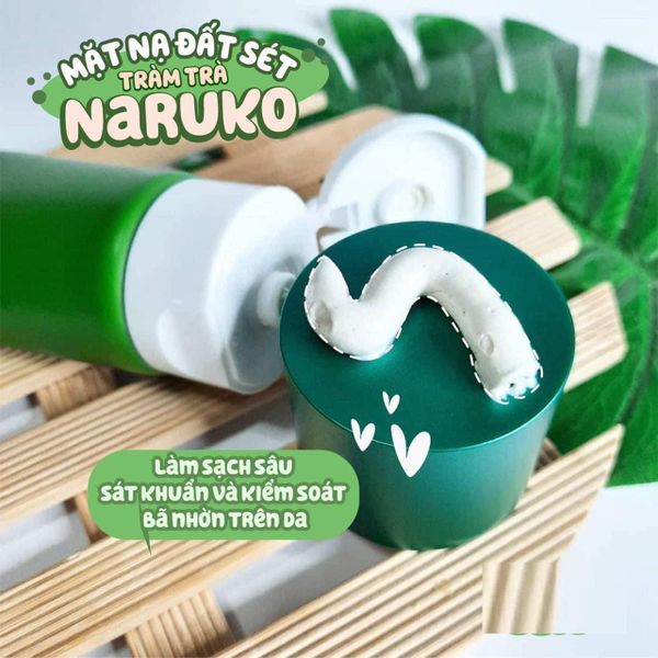 SRM Naruko Tea Tree Clay Mask & Cleanser (120g)SRM Naruko Tea Tree Clay ...