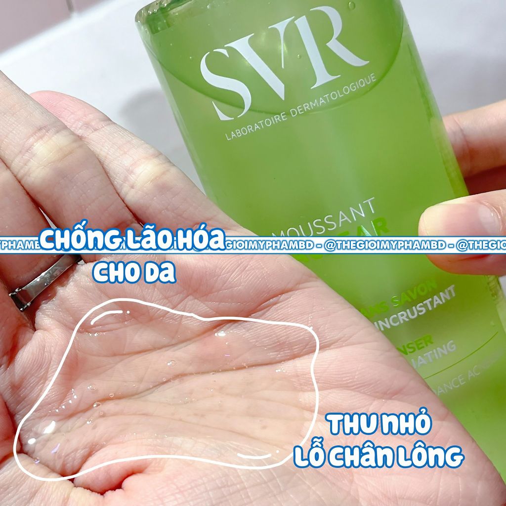 Gel Rửa Mặt Cho Da Dầu SVR Sebiaclear Gel Moussant 400mlSVR ...