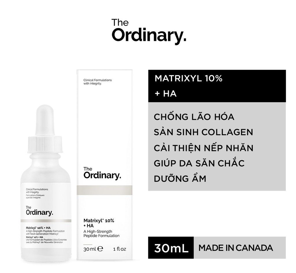 The Ordinary - Matrixyl 10% + HA 30mlTinh Chất Chống Lão Hóa, Ngăn Ngừa ...