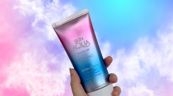 KCN Skin Aqua Tone Up Essence 80g #Hồng-X.DươngKem Chống Nắng Skin Aqua ...