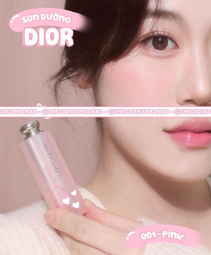 Dior - Son Dưỡng Addict Lip Glow #001 Pink (Mẫu Mới) - Ko Tđ[KTD] Dior - Son Dưỡng Addict Lip ...