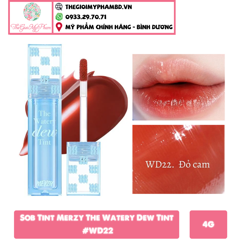 Son Merzy The Watery Dew Tint #WD22Son Tint Merzy The Watery Dew Tint 4g #WD22 – Thế Giới Mỹ ...