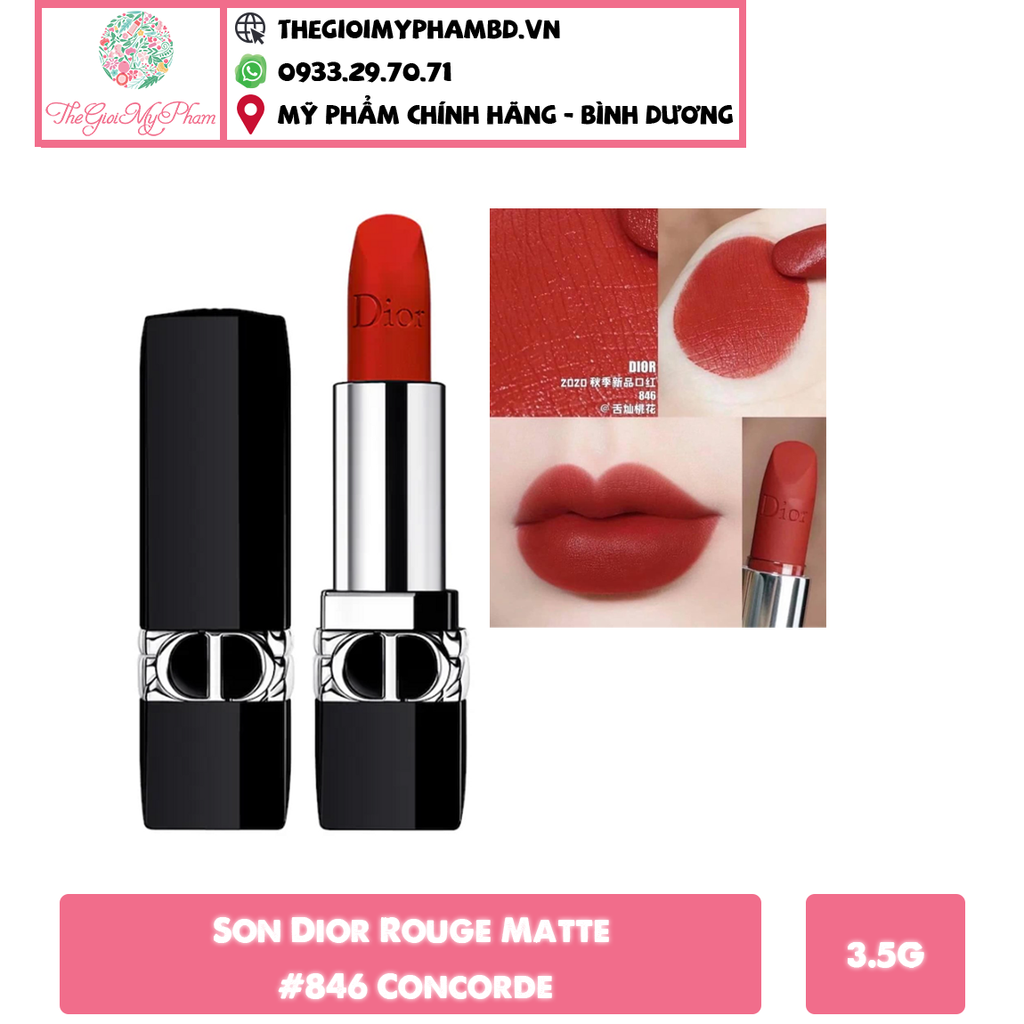 Son Thỏi Dior Rouge #846 Matte ( Ko Tđ)Son Thỏi Dior Rouge #846 Matte ...