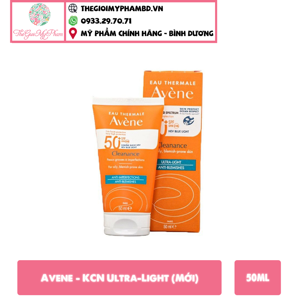 Avene - KCN Ultra-Light 50ml (Mới)[ Mẫu Mới ] Kem Chống Nắng Avene Very ...